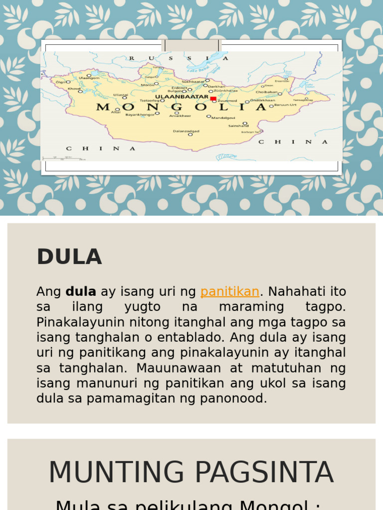 Munting Pagsinta | PDF