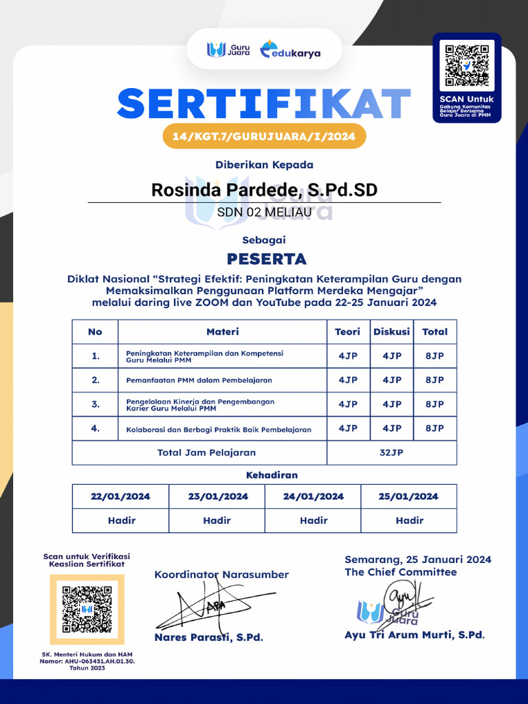 Rosinda Pardede, S.Pd.SD_SDN 02 MELIAU 2 | PDF