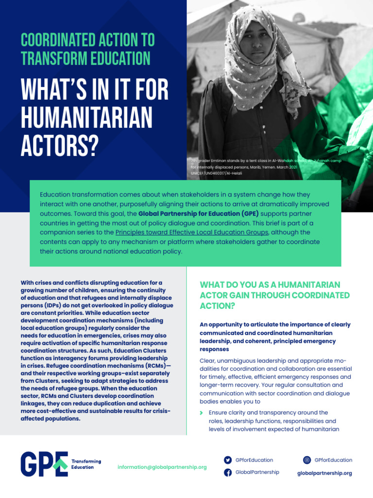 2023 06 Coordinated Action Transform Education Humanitarian Actors 0 ...