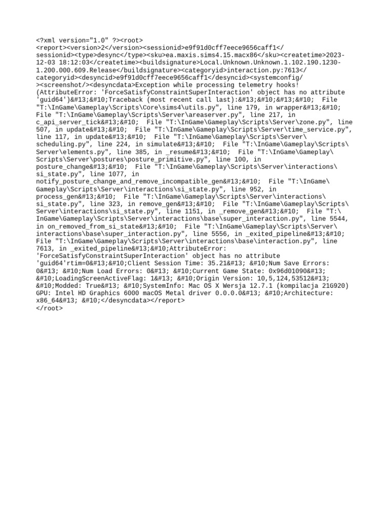 Lastexception 63837317284 | PDF | Mac Os | Software