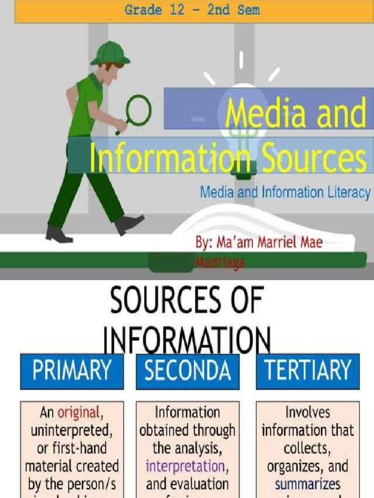 Media and Information Sources | PDF