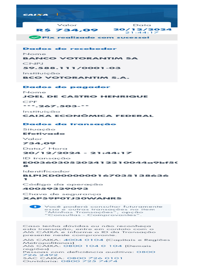 Exemplo comprovante | PDF