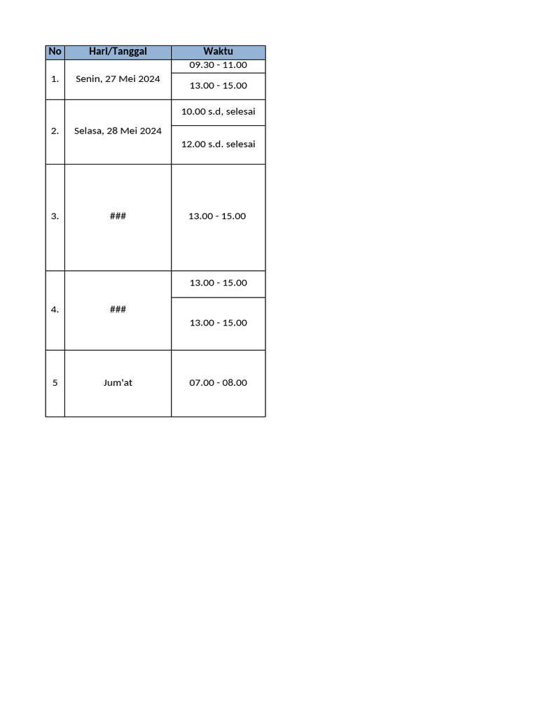 Mengelola Jadwal Kegiatan Pimpinan | PDF