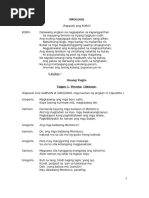 Monologo Ni Sisa | PDF