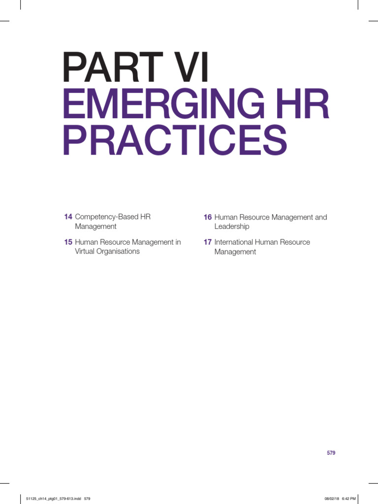 COMPETENCY BASED HR MANAGEMENT - 9781473751125 - 15 - CH14 - Lo | PDF | Human Resource ...