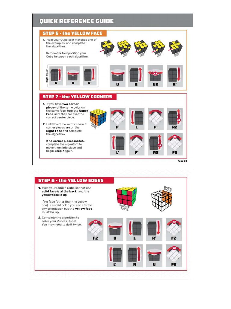 Rubiks Instructions | PDF