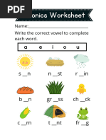 Grade 1 English Reading Words List | PDF