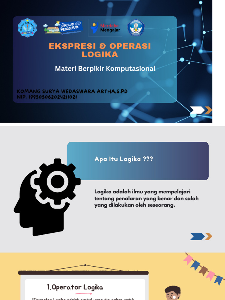 Bab 2 Ekspresi & Operasi Logika Part 2 | PDF