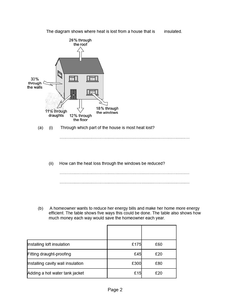 Temperature Changes - Specific Heat Capacity 1 QP | PDF | Building ...