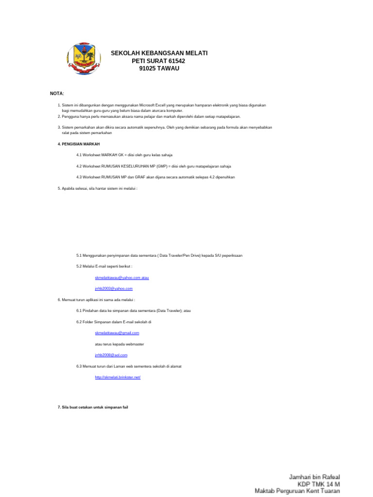 Analisa Ujian Tadika Teacher Yana | PDF