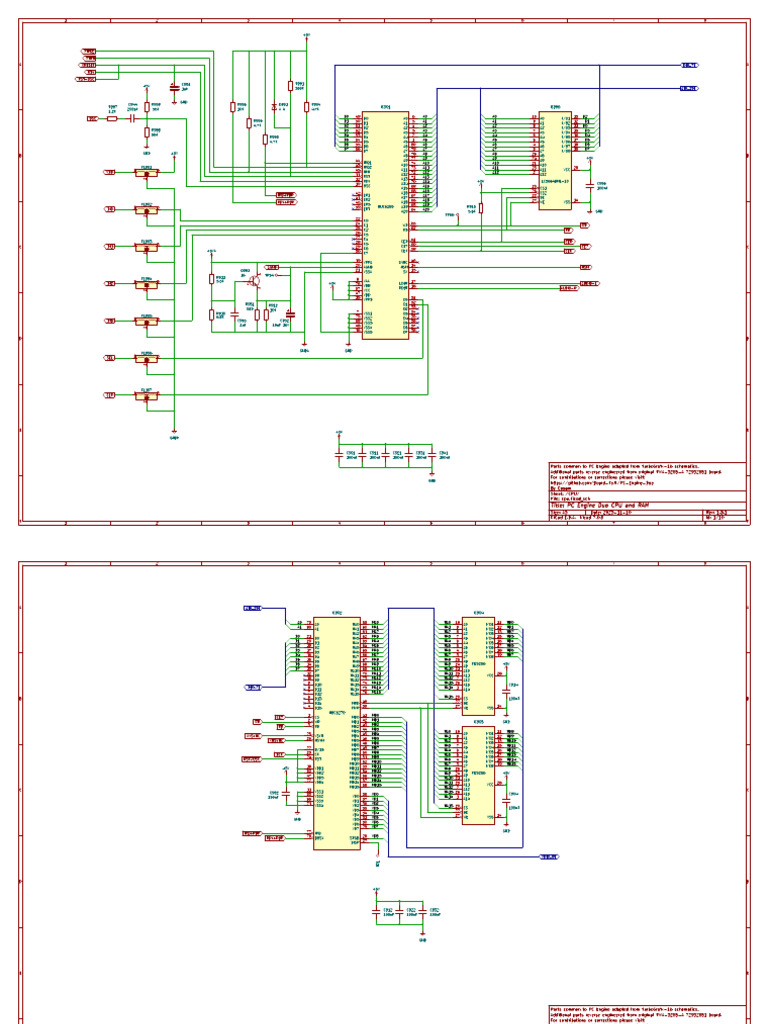 PC Engine Duo Schematics r1.3.1 | PDF