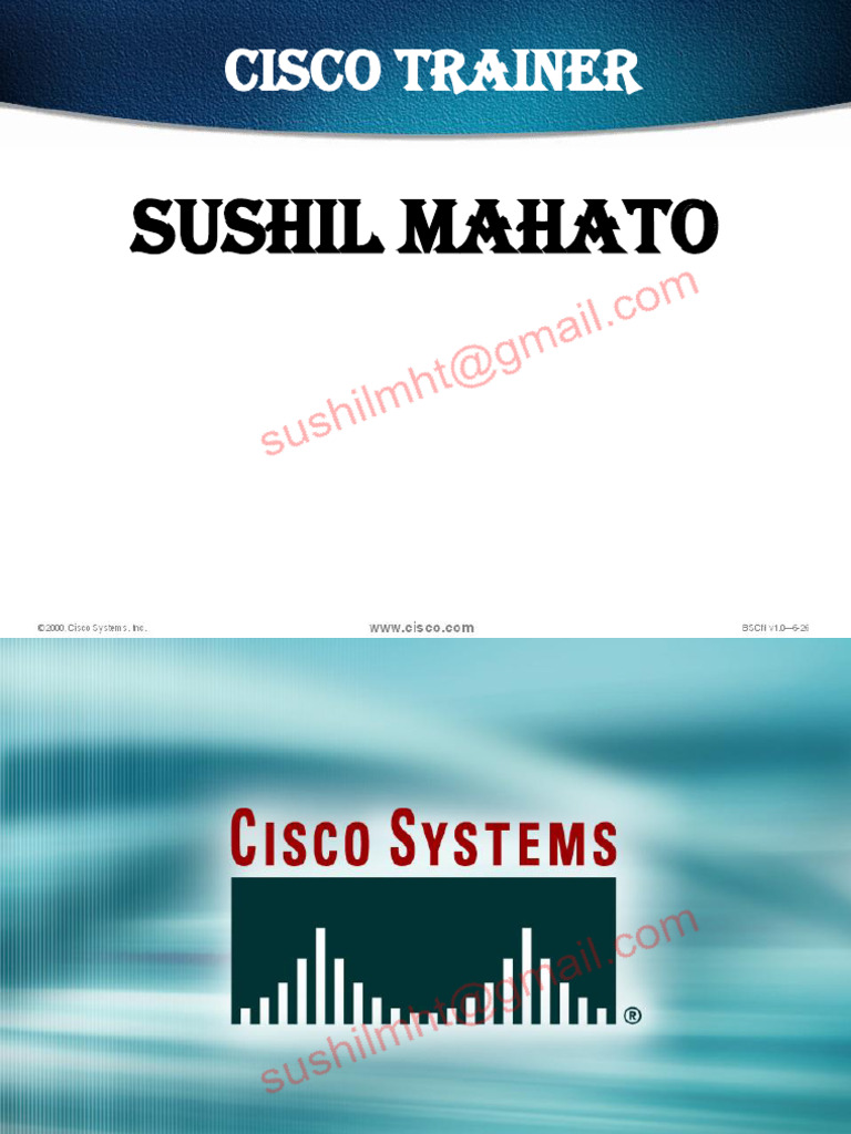 Susil Sir CCNA-Day1 | PDF | Transmission Control Protocol | Computer Network