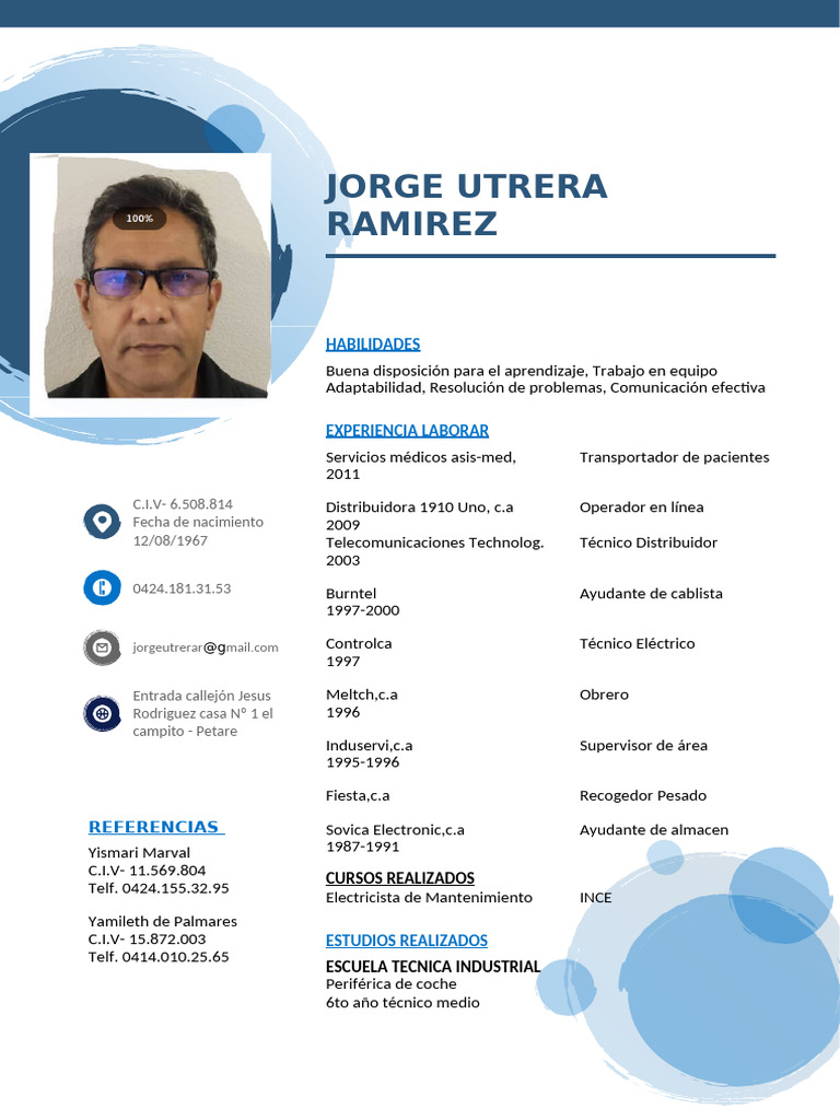 Jorge Curriculum | PDF
