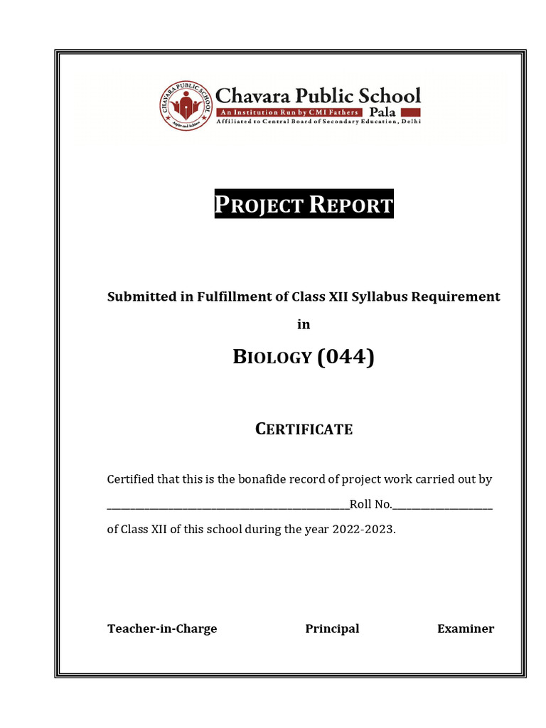 Project - Certificate | PDF
