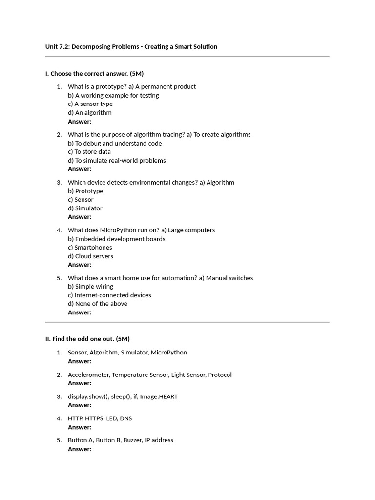 Smart Solutions: Problem Decomposition Guide | PDF | Computer Program ...