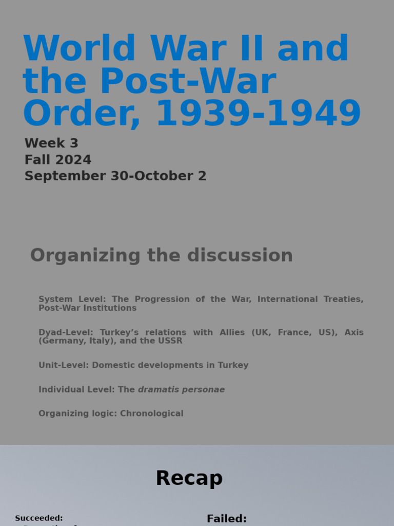 IR WWII-Week | PDF | Nazi Germany | Allies Of World War II