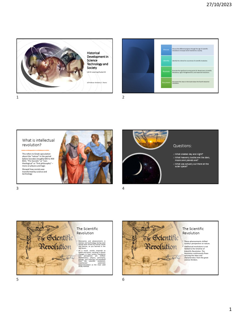 Sts Lesson 3 | PDF | Heliocentrism | Science