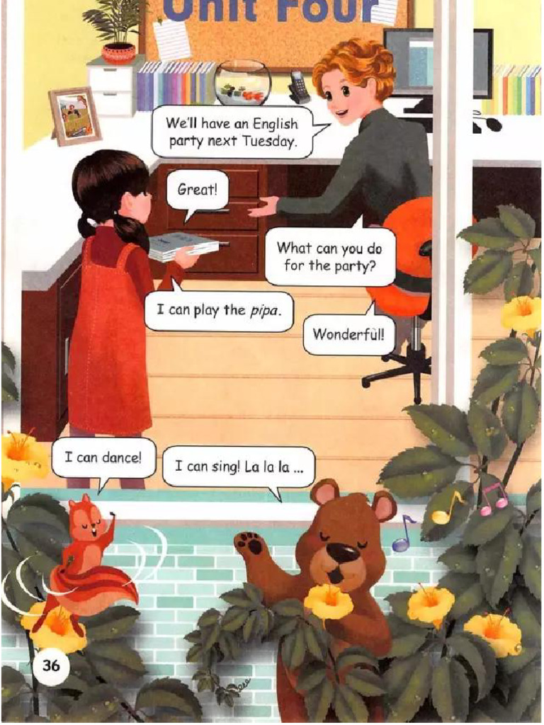 PEP English Grade 5 - Unit4 | PDF
