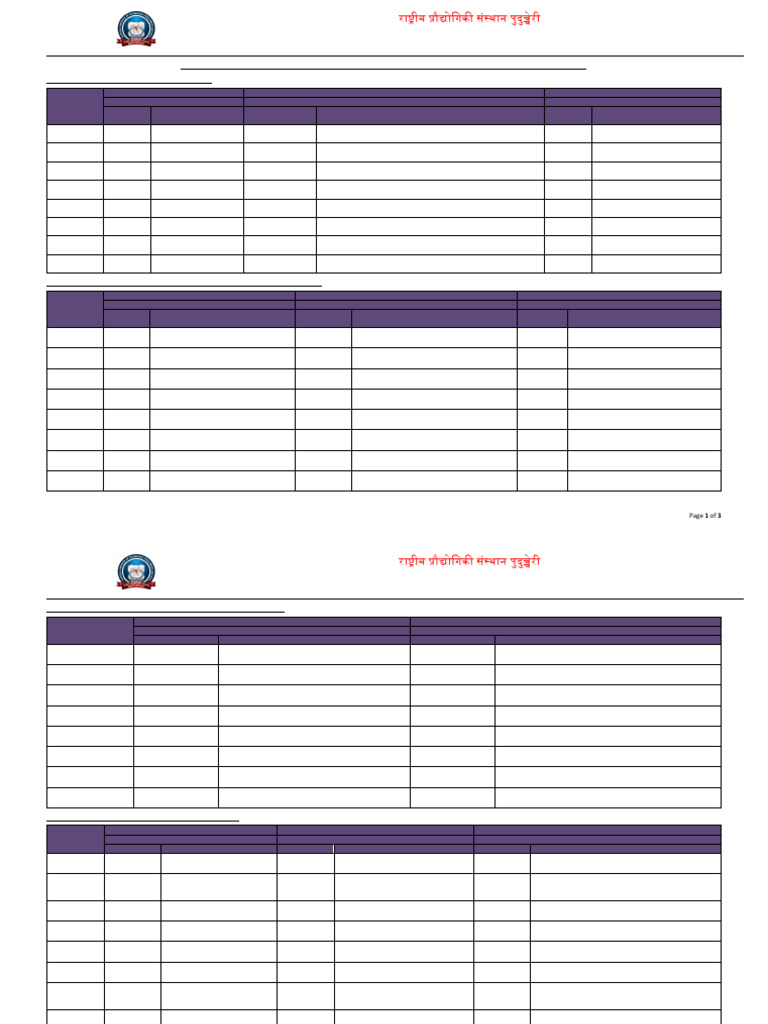 EVEN Sem Time Table - Apr - 2024 - Final | PDF | Engineering | Computing