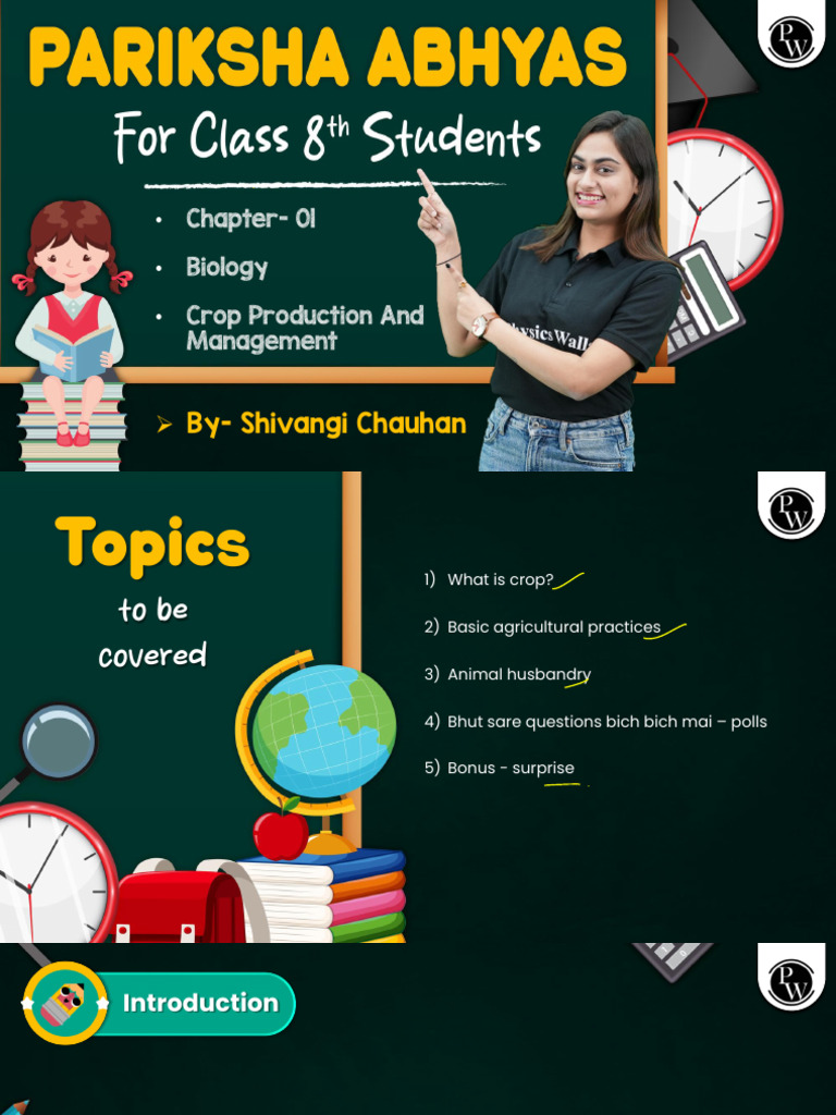 Pariksha Abhyas Class8th Biology Final | PDF | Fertilizer | Manure