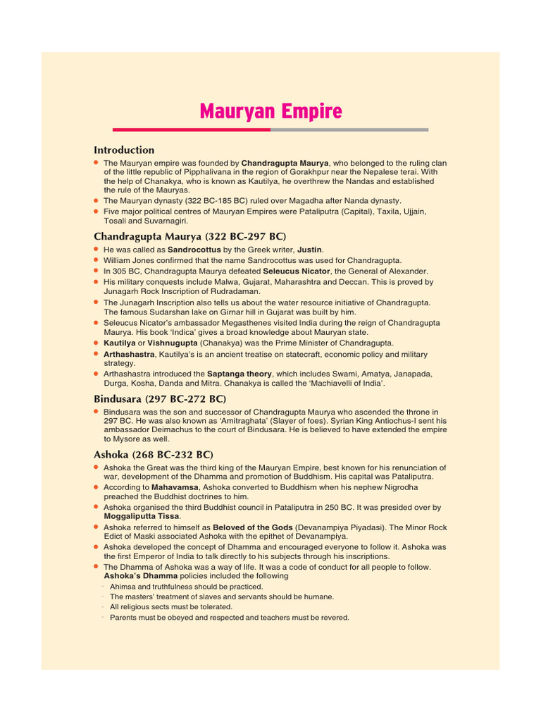 E Ancient History CH 8 | PDF | Ashoka | Ancient India