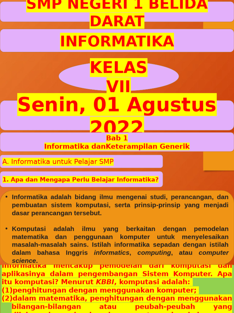 HP - PPT Info 7 Ganjil - BK | PDF