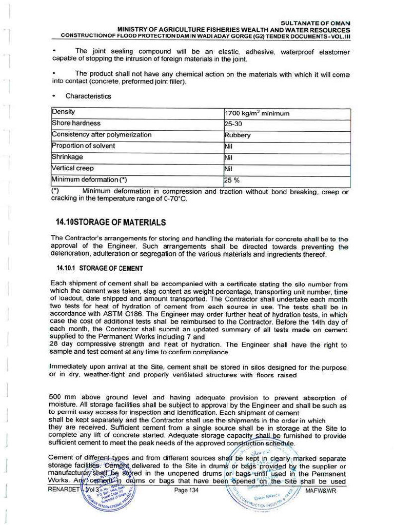 Specification For Polysulphide Joint Sealant | PDF