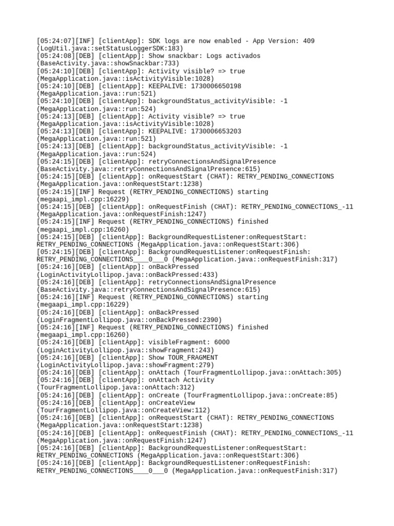 Log SDK | PDF | Ip Address | I Pv6