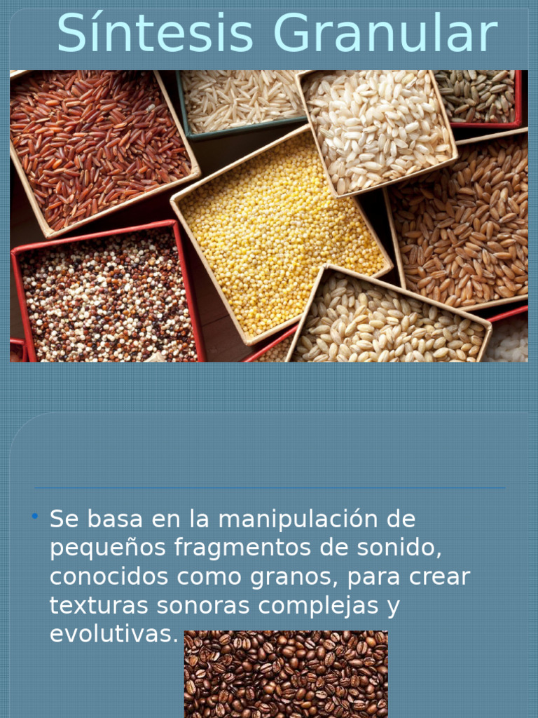 Introducción a la Síntesis Granular | PDF | Sonido | Sintetizador