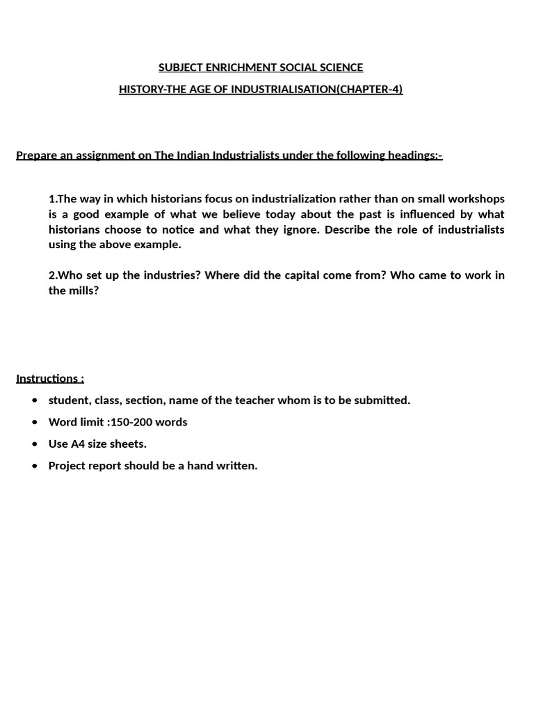 Indian Industrialists in Industrialization | PDF