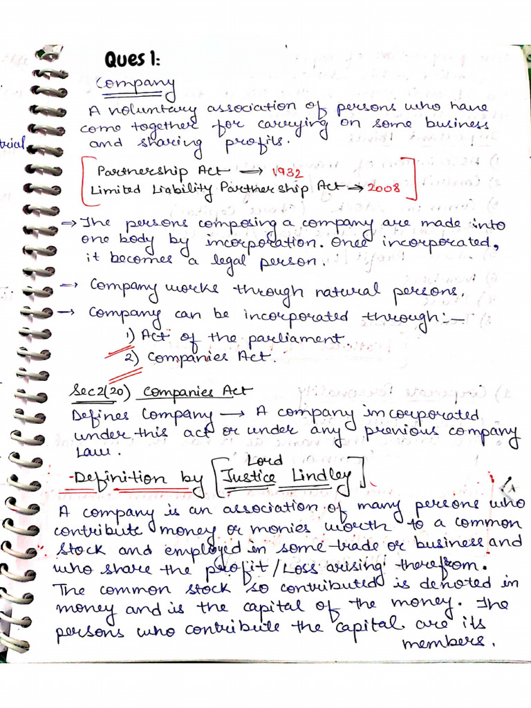 Corporate Law PSDA Jatin Sharma | PDF