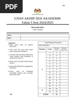 Uasa SN THN 6 Set 2 2024 2025 by Cikgu Gorgeous | PDF