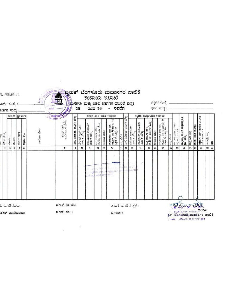 BBMP Khata Extract | PDF