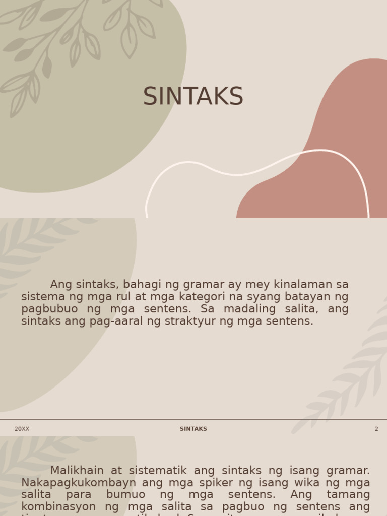 SINTAKS | PDF