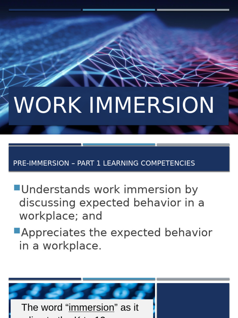 Part 1 What is Immersion | PDF | Social Psychology | Psychology