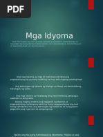 100 Halimbawa NG Idyoma | PDF