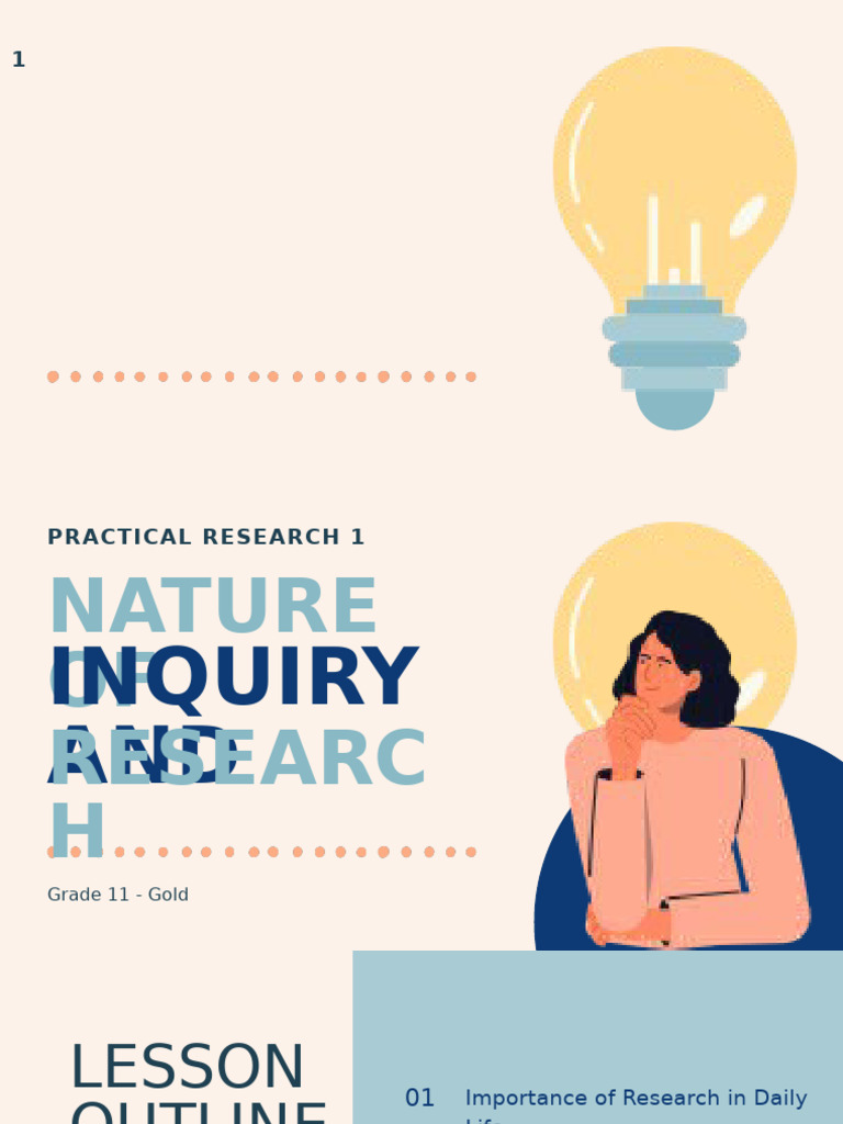 PR1_MODULE 1 NATURE OF INQUIRY & RESEARCH | PDF | Experiment | Hypothesis