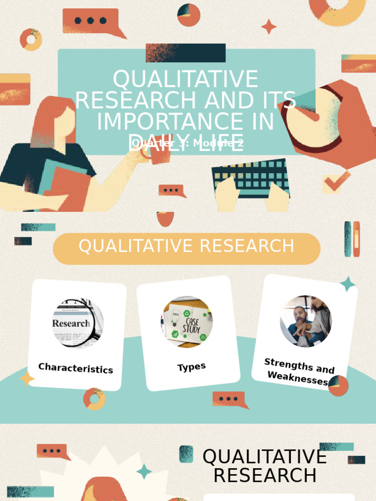 PR1 Q3-Module 2 - Qualitative Research and Its Importance in Daily Life | PDF | Qualitative ...