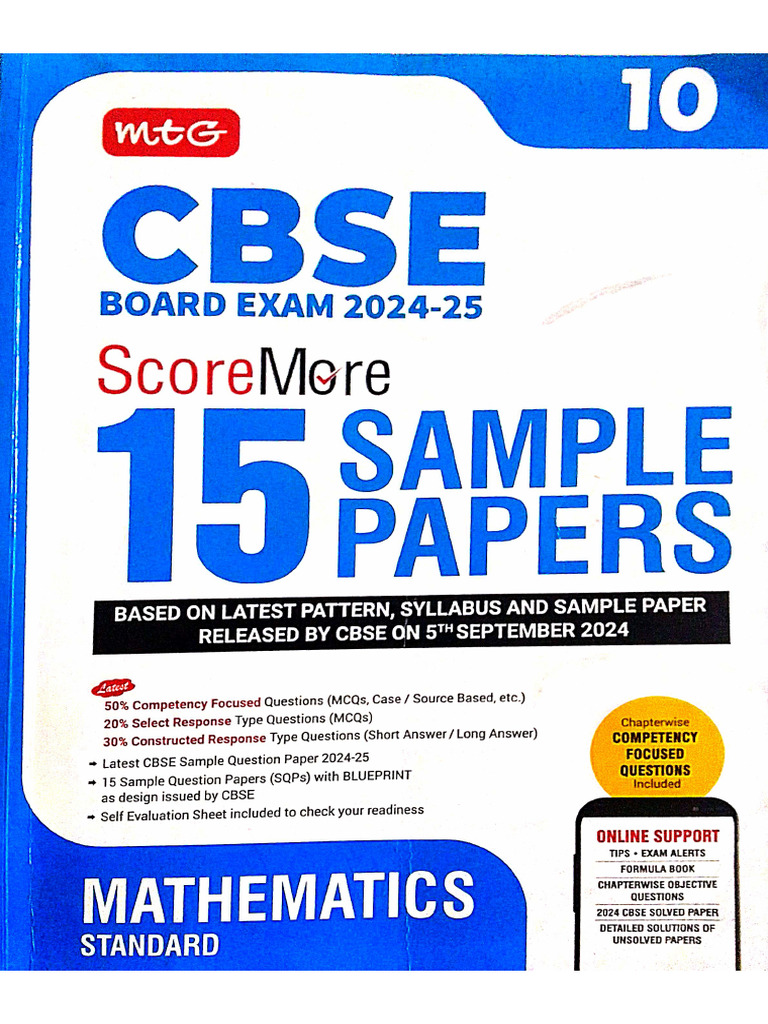 MTG Competency Based Question MCQ and Case Based | PDF