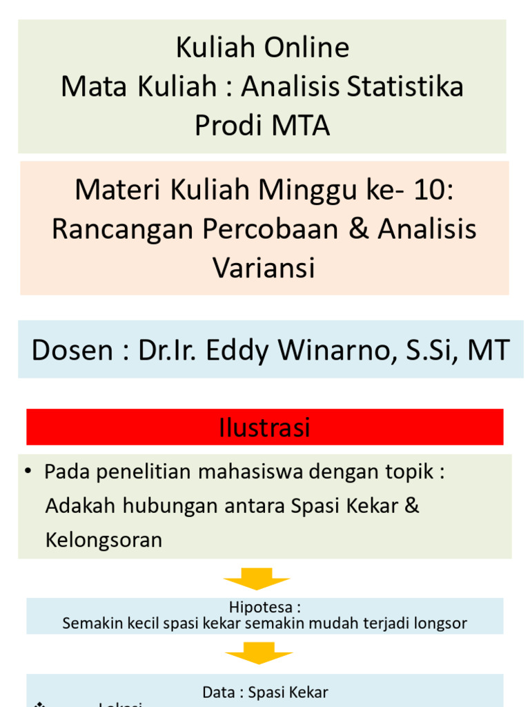 1.10. Rancob Anova - Minggu-10 - MTA (07.30) - Kamis | PDF