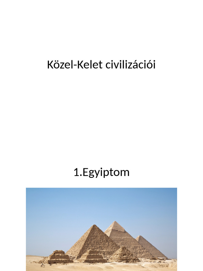 Közel-Kelet Civilizációi | PDF