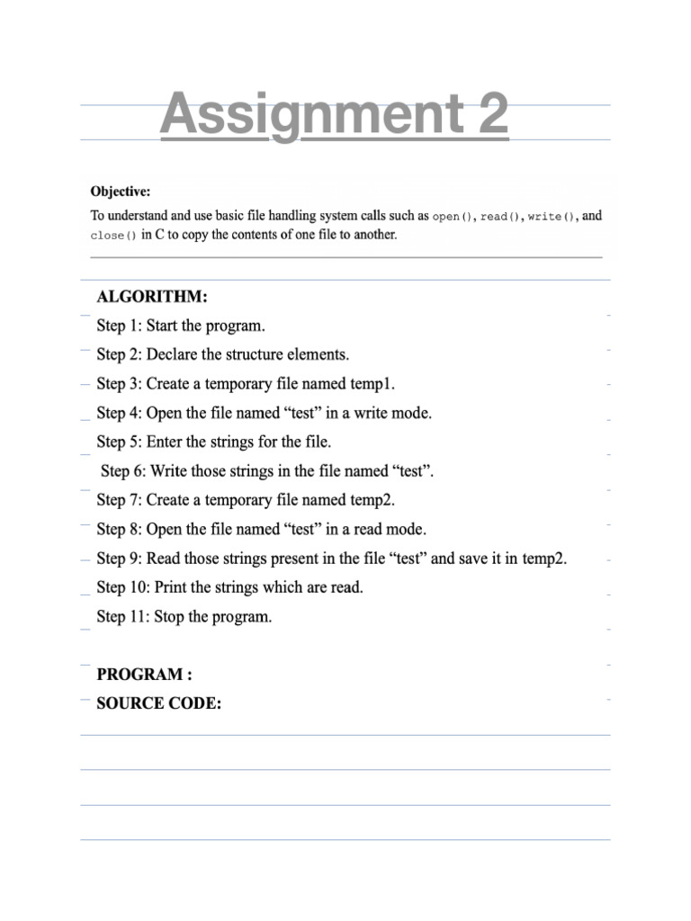 Os Assignment 2 | PDF