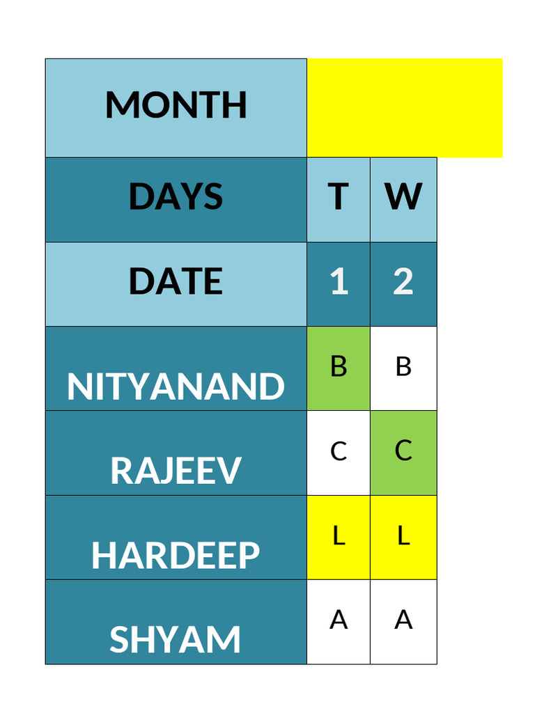 Shift rota Nov - 2023 | PDF