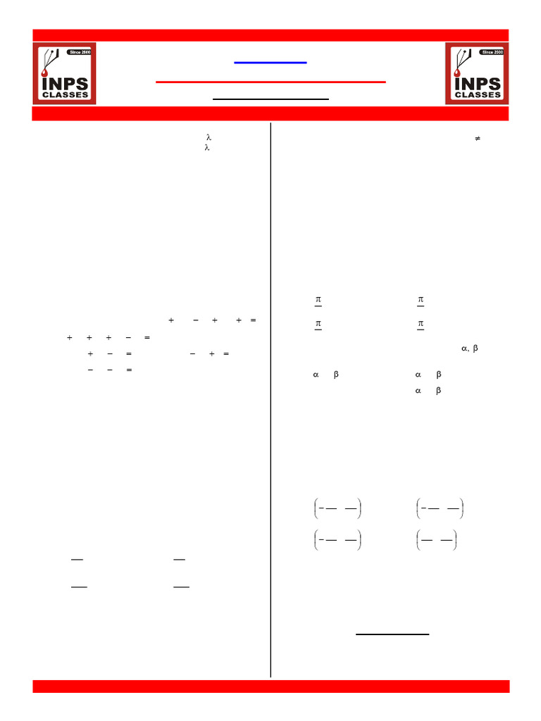 Daily Practice Paper for Circle Geometry | PDF | Circle | Analytic Geometry
