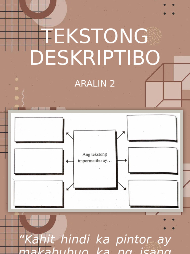 TEKSTONG DESKRIPTIBO | PDF