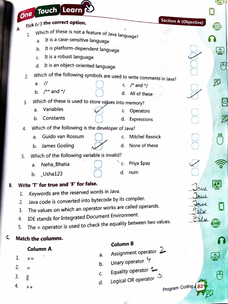 book exercises | PDF | Java (Programming Language) | Reserved Word