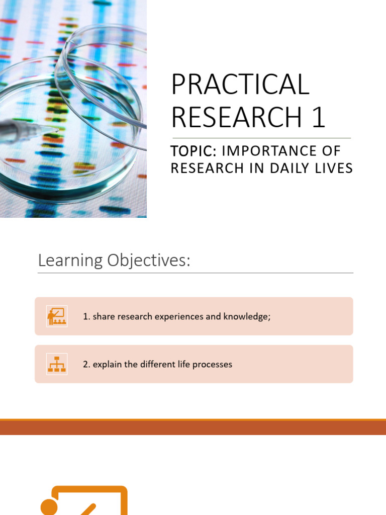 Importance of Research in Daily Life | PDF | Knowledge | Inquiry
