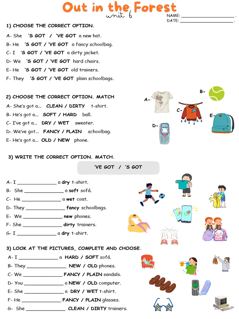 Team Together 2 (U5) Worksheets | PDF | Clothing | Fashion