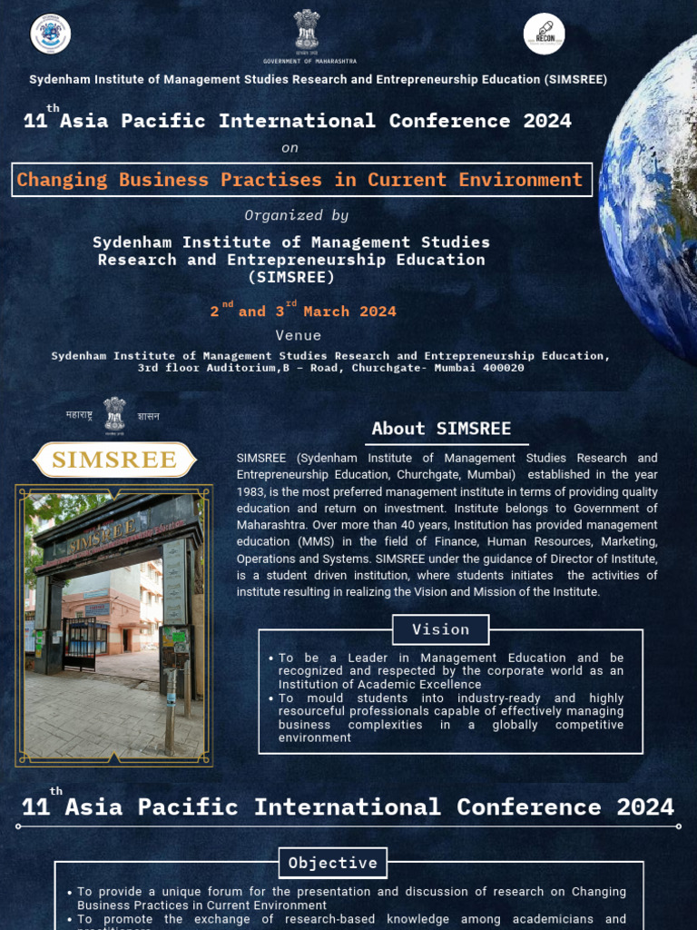 APIC Research Conference Brochure | PDF | Learning | Economies