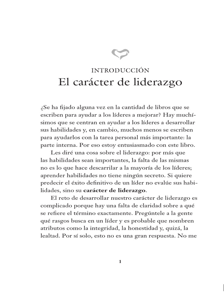 El Corazon Del Liderazgo Cómo Ser Un Líder Que La ... - (PG 12 - 30 ...